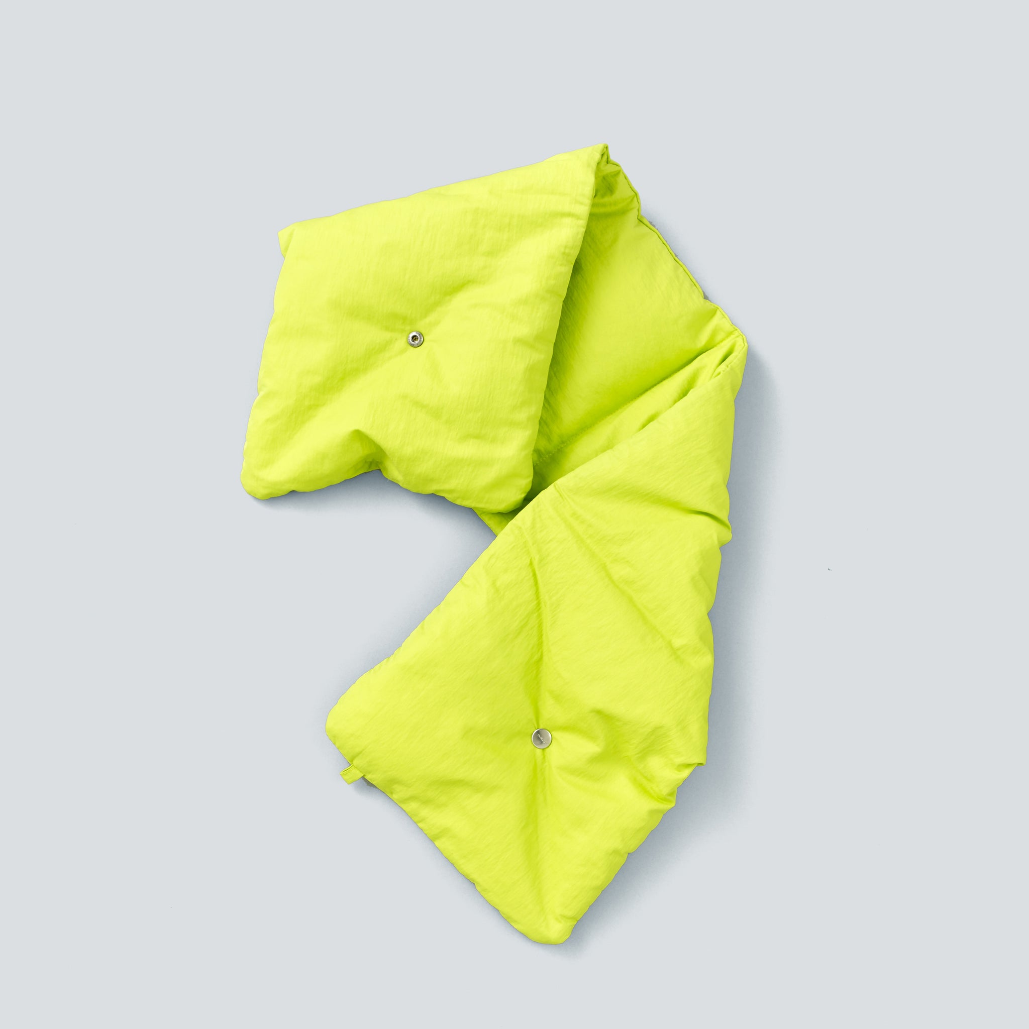 REVERSIBLE DOWN MUFFLER | Color_Lime Yellow | No_few25wac5354_lime yel